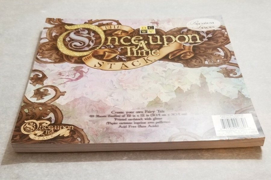 NEW DCWV THE ONCE UPON A TIME STACK SCRAPBOOK PAPER 48 SHEETS 12 X 12 W ...