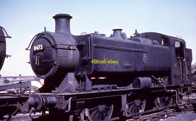 Duplicate 35mm slide GWR 9400 Class 0-6-0PT 8472 at Swindon 24.03.1963 ...