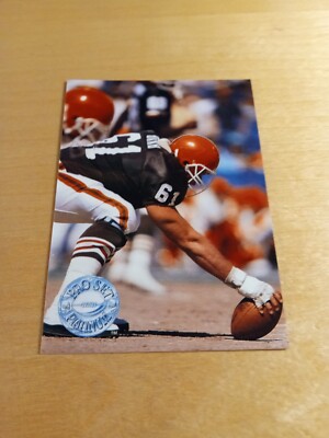 1991 Pro Set Platinum #171 MIKE BAAB Cleveland Browns Football Card ...