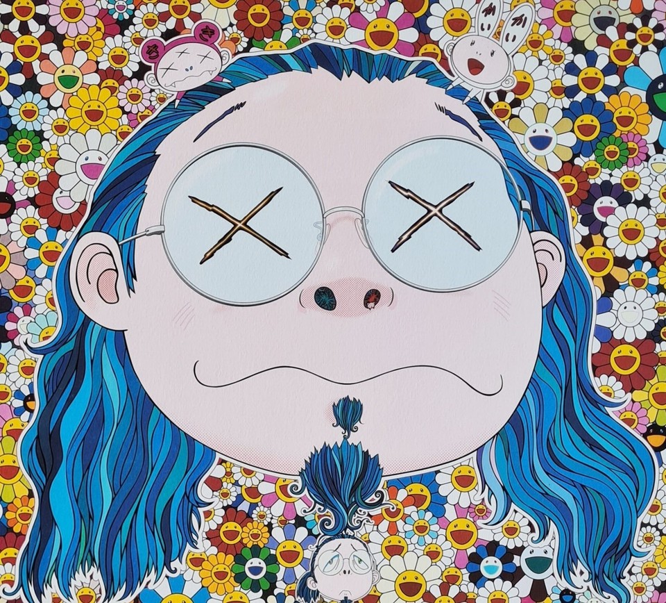 TAKASHI MURAKAMI* Self-Portrait*65x50cm*Lithografie*Kunstdruck ...
