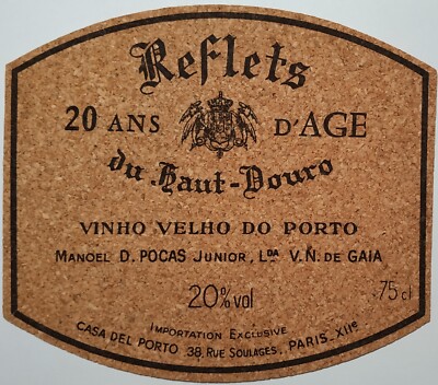 Etiquettes vin PORTUGAL Reflets du Haut Douro 20 a Vinho Vello Porto ...