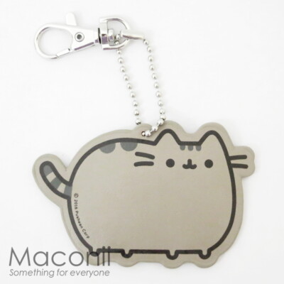 Pusheen Double-Sided Keyring - Cat Kitten Gund Original Flat Key Ring ...