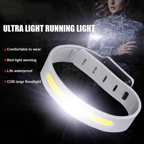 LED Wristband Light Armband Night Running Safety Bracelet USB ...