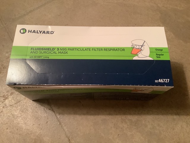 Halyard 46727 N95 Face Regular Mask - 35 Box for sale online | eBay