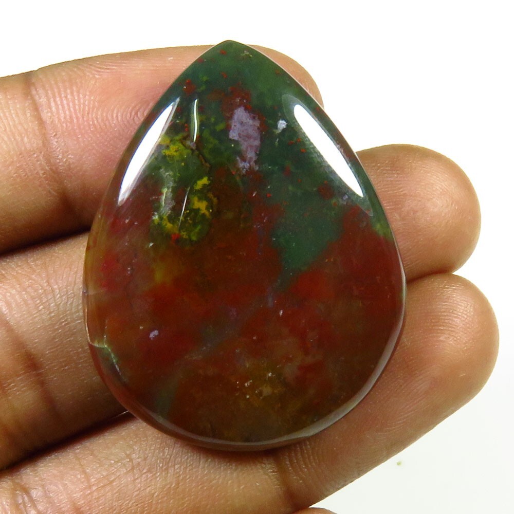 Bloodstone Gemstone NEW 9 Carat Yellow Gold Blood Stone Signet Ring