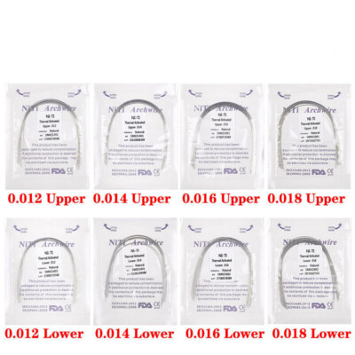 Dental Orthodontic Niti Thermal Activated Round/Rectangular Arch Wire ...