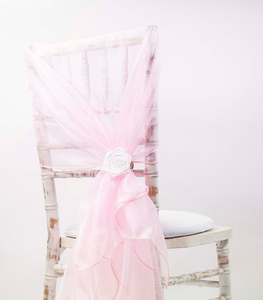 CHAIR COVER HOOD ORGANZA VARIOUS COLOURS WEDDING EVENT VENUE CHAIR ...