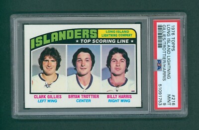 1976 Topps Hockey Card - #216 Long Island Lightning, PSA 9 MINT | eBay