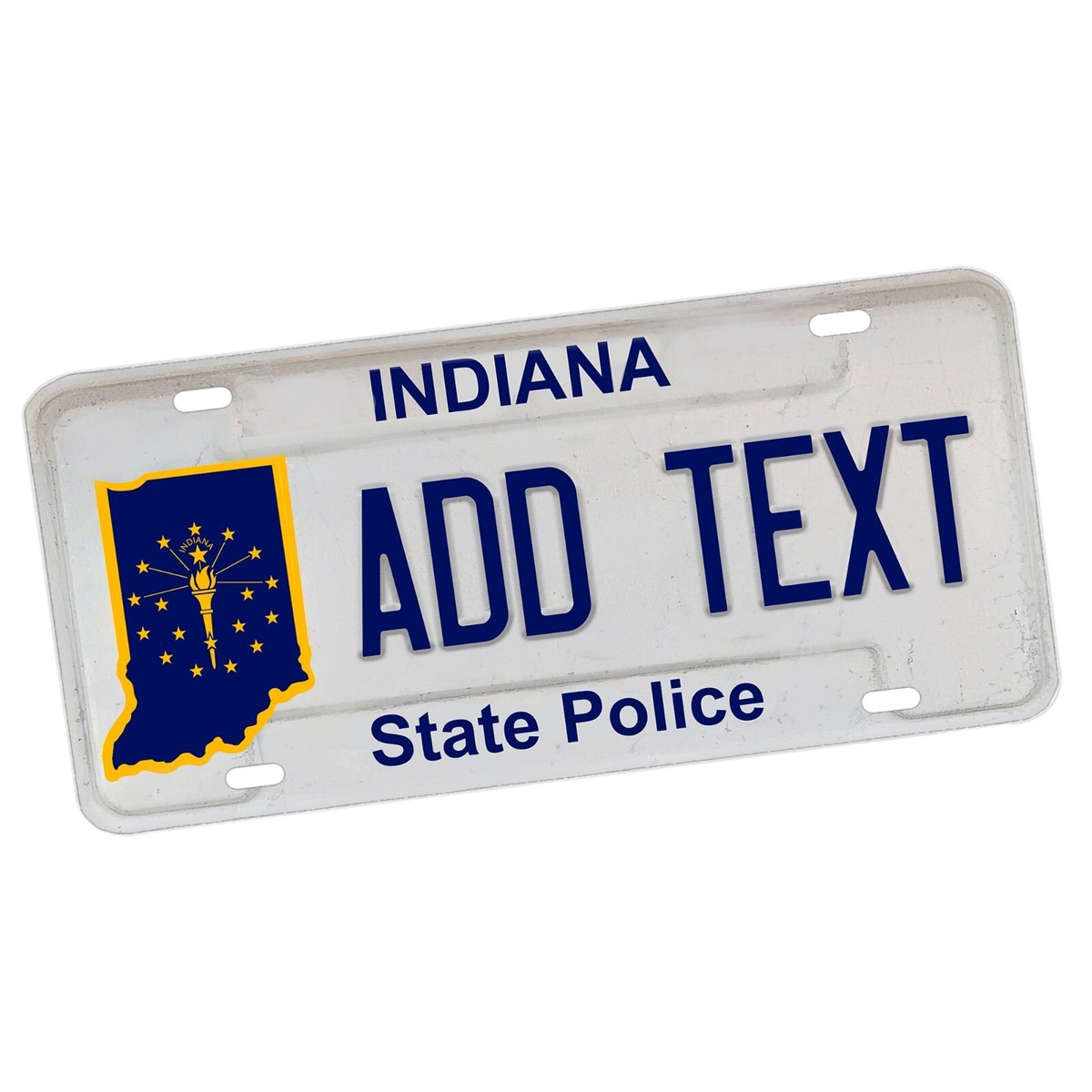 Indiana State License Plate