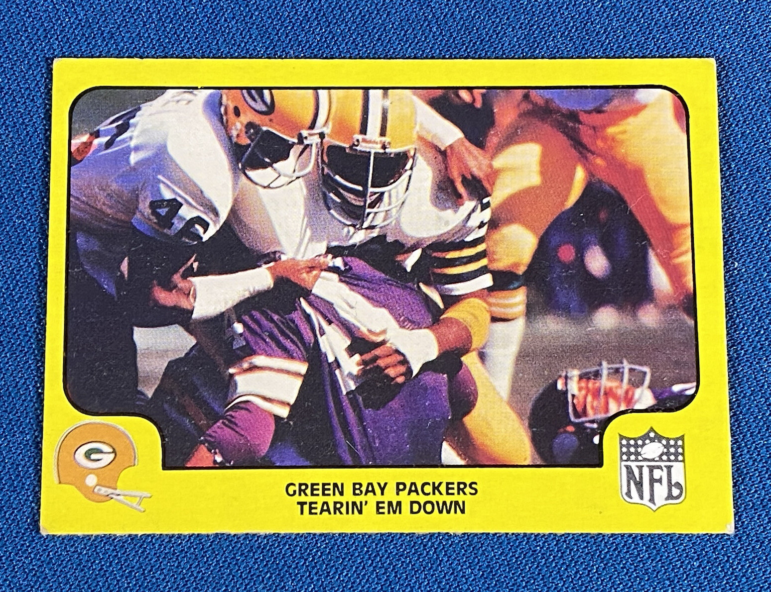 1978 Fleer Green Bay Packers Tearin' Em Down Football Card #20 VG-EX | eBay