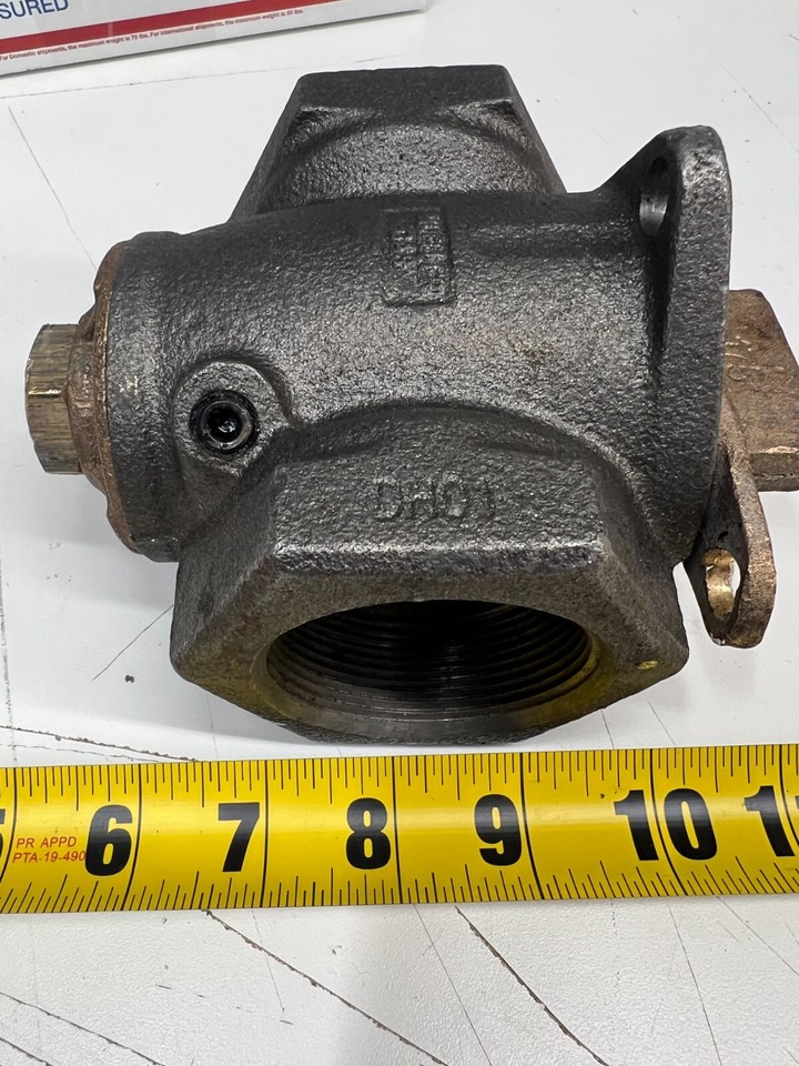 2" Mueller H-11175 Luboseal Meter Valve 175 PSIG Female Iron Pipe ...