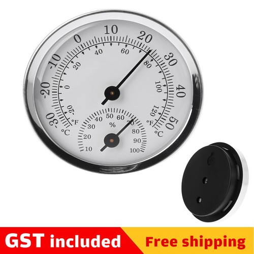 Temperature Gauge Analogue Humidity Hygrometer Classic Thermometer ...