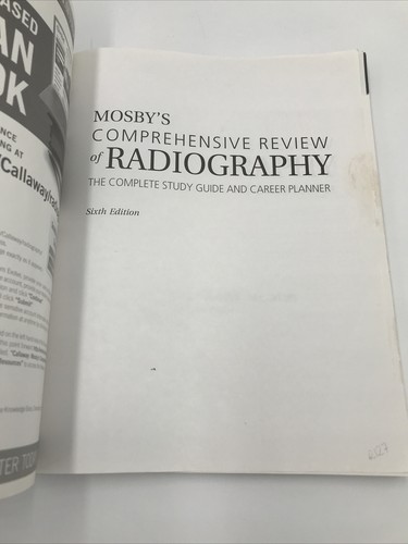 Mosby's Comprehensive Review of Radiography : The Complete Study Guide ...