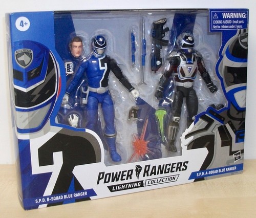 Power Rangers: Lightning Collection - S.P.D. B-Squad & A-Squad Blue ...