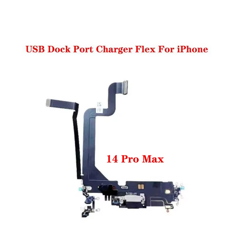 OEM For IPhone14 Pro max Charger Charging Port Dock MIC Headphone Flex Black | eBay