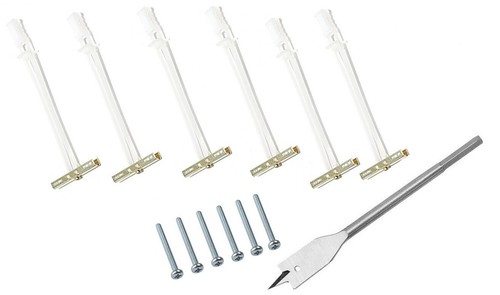 Plasterboard Plasma LCD LED TV Fixing Drywall Toggler Snap Toggle M6 ...