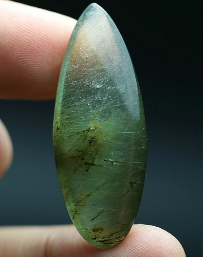 30Ct 100% Natural Clear Green Rutile Crystal Quartz Pendant Polished | eBay