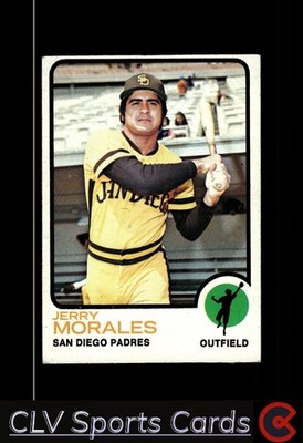 San Diego Padres Jerry Morales Topps Baseball Near Mint or Better | eBay
