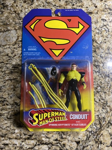 Kenner Superman Man Of Steel Conduit with Spinning Kryptonite Figure | eBay