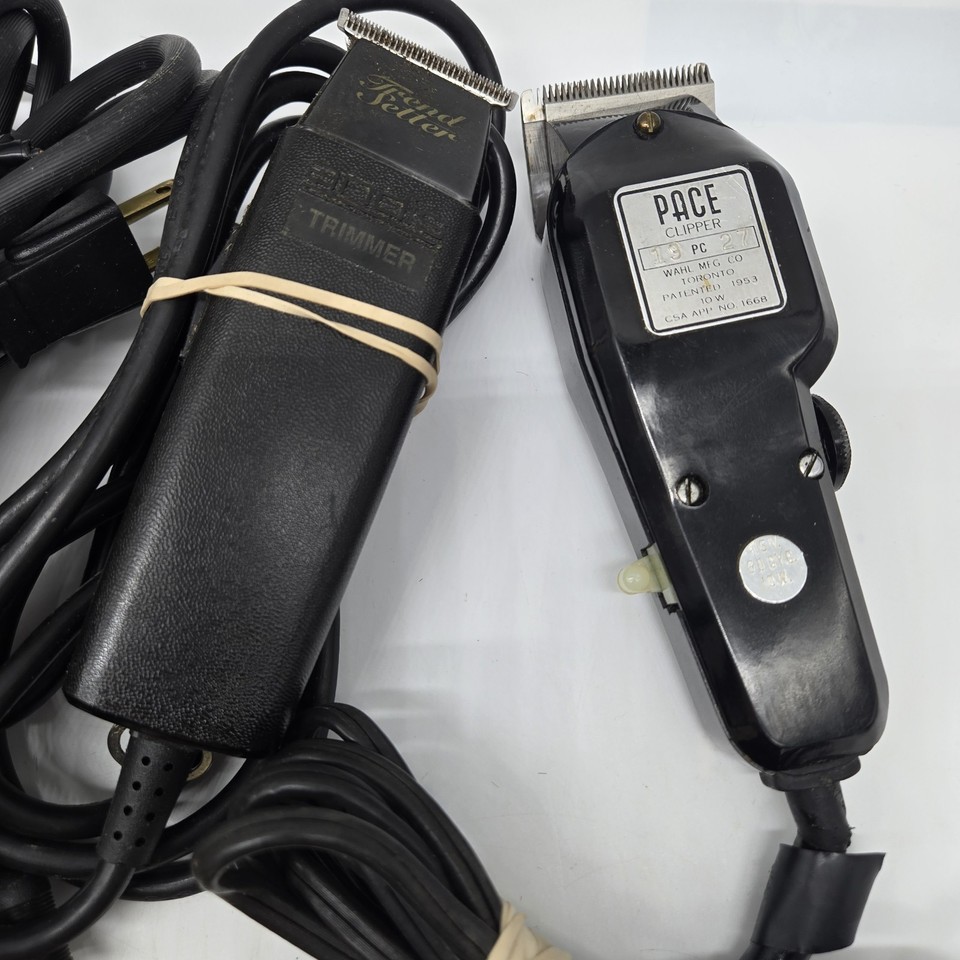 Barber Clippers Professional Lot of 24 Wahl-Andis Parts or Repair ...