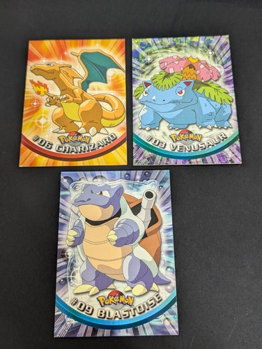 Charizard + Blastoise + Venusaur Topps Pokemon Card Lot Vintage | eBay
