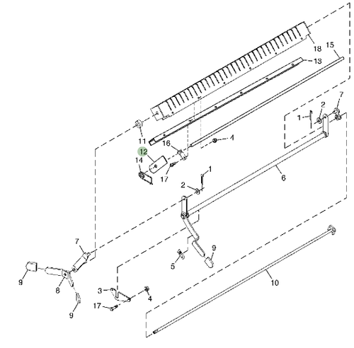 Genuine John Deere Combine Chopper Knife Blade H215004 9470STS 9570STS ...