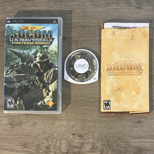 Socom US Navy Seals Fireteam Bravo (Sony PSP, 2005) Complete and Tested ...