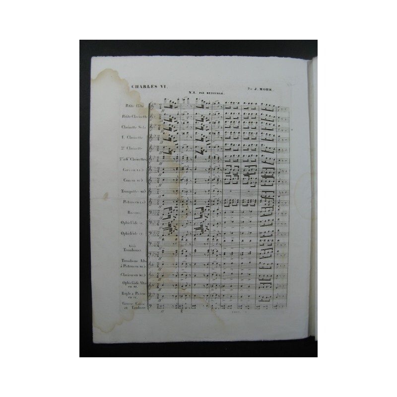 HALÉVY F. Charles VI Pas redoublé J. Mohr Orchestre ca1855 | eBay