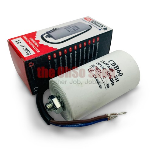 Wired 15uf MTD Capacitor CBB60 for Hot Tub, Power Tool, Lawnmower, Fan ...