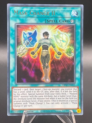 YUGIOH Mask Change II GFTP-EN113 Ultra Rare Card 1st Edition NM-MINT | eBay