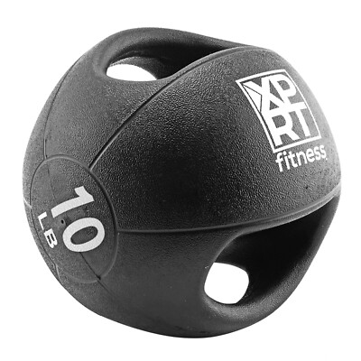 XPRT Fitness Medicine Ball Dual Handle Grip 10 lb. | eBay