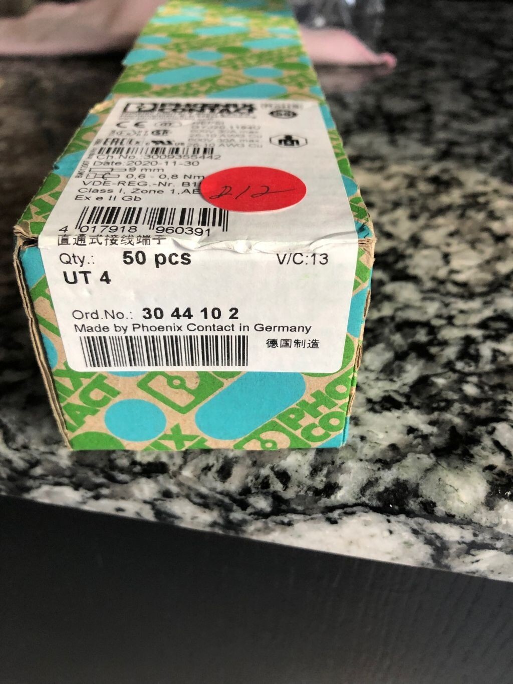 50pc+Phoenix+Contact+UT+4+Terminal+Block+Connector+3044102 for sale ...