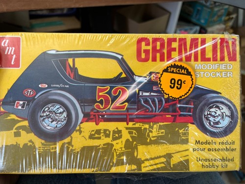 AMT t175 #99 AMC GREMLIN MODIFIED RACE CAR vintage 1/25 Model Kit McM ...