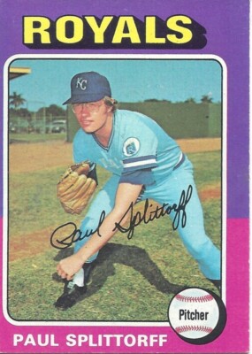 1975 Topps Paul Splittorff 340 Royals EX | eBay