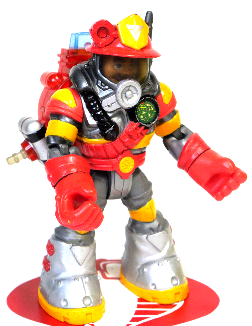 Fisher Price Rescue Heroes Action Figure Fire Fighter CRACKED Elbow 6 ...