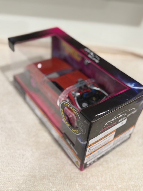 Jada Pink Slips 1:24 Scale Back to the Future Time Machine Light-Up | eBay