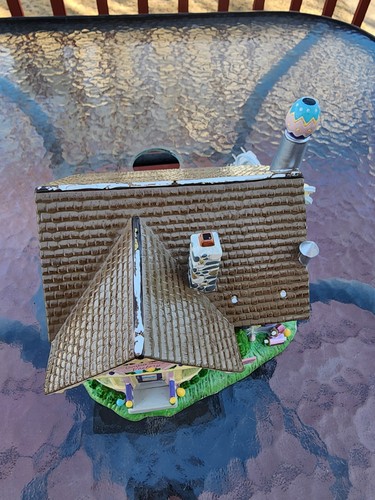 Dept 56 Chocolate Bunny Factory Snow Village Easter INCOMPLETE - SEE ...