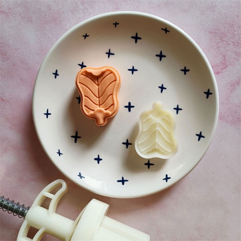 Vintage Fan Moon Cake Mold Cookie Stamps Hand Press Cookie Dessert ...