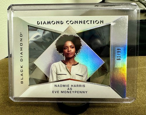 2024 James Bond Black Diamond Naomie Harris as Moneypenny /99 Diamond ...