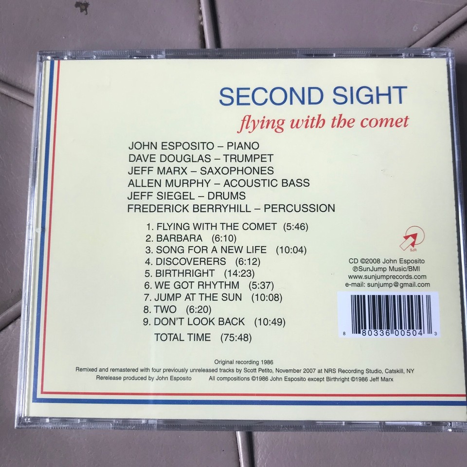 *SEALED* Second Sight-Flying With The Comet-2008 CD-John Esposito-Sun ...