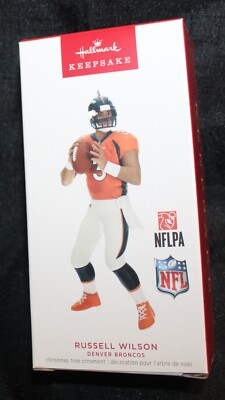 New HALLMARK Keepsake ornament 2023 NFL Denver Broncos Russell Wilson ...