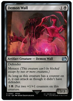 Demon Wall - 0097 - Final Fantasy - MTG - NM/M | eBay