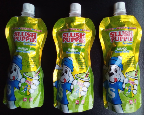 SLUSH PUPPIE ICE Pops Mango Flavour Slushy Puppy Pouches 3 x 250ml ...