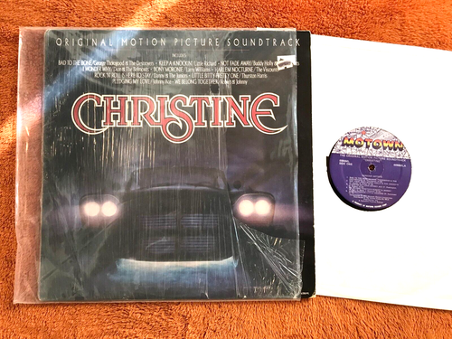 CHRISTINE Soundtrack LP 1983 Motown 6086ML Stephen King John Carpenter ...