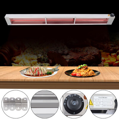 1000W Electric Strip Heater Infrared Food Warmer Pass-Through Stations ...