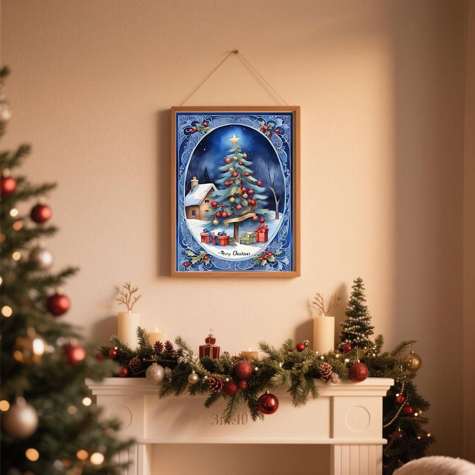 Christmas Diamond Art Kits for Adults,Christmas Tree 5D Diamond ...