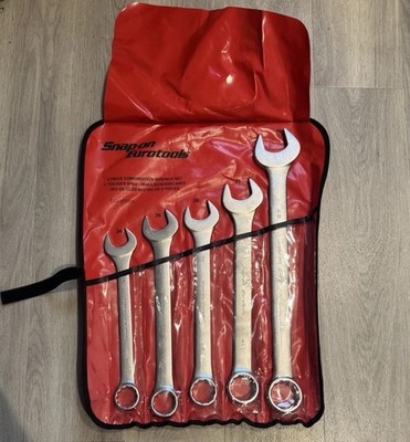 Snap On Euro Tools 5pc 34-46mm Large Combination Spanner Wrench Set ...