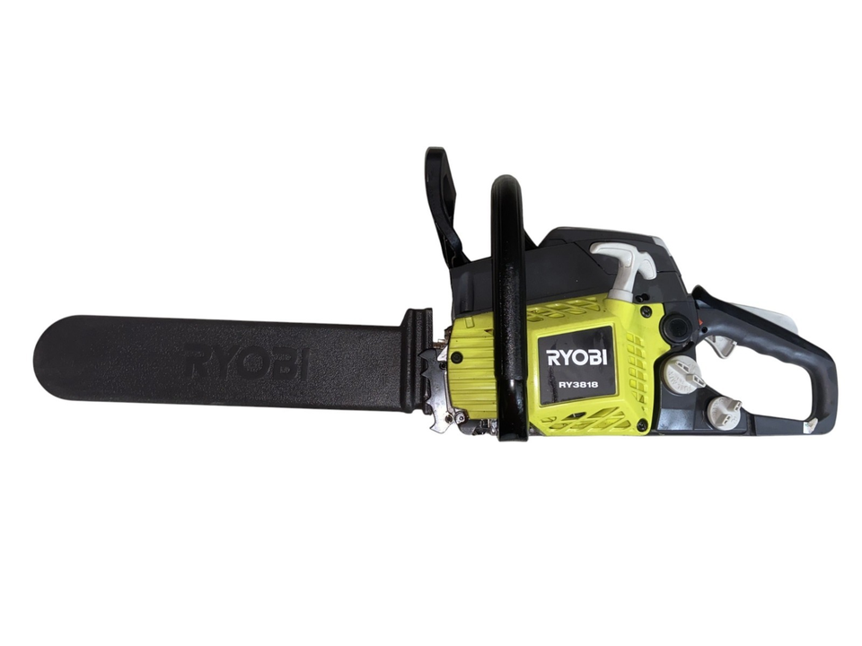Ryobi RY3818 2-Cycle 18" 38cc Gas Powered Chainsaw WITH CASE! | eBay