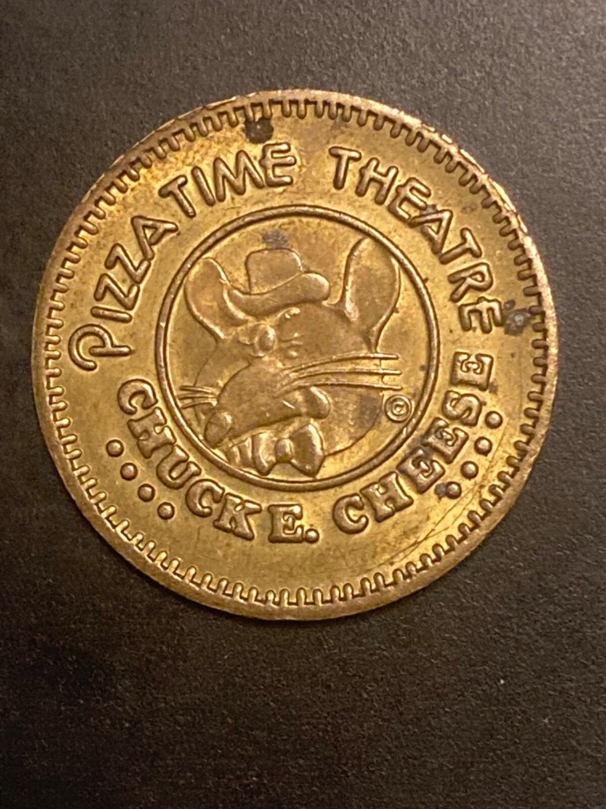 1981 3D Rat Chuck E Cheese Token | eBay
