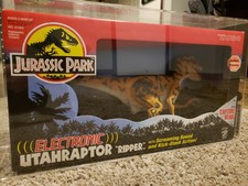 in RARE 1994 Kenner Jurassic Park Electronic Utahraptor Ripper for sale ...